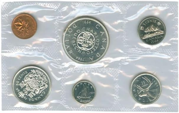 Royal Canadian Mint 1964 Uncirculated (Proof-Like) Set of 6 Coins ...