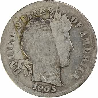 1905 O Barber Micro o Dime Uncertified AG at Amazon's Collectible Coins ...