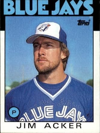 Amazon.com: 1986 Topps Baseball Card #569 Jim Acker Mint : Collectibles ...