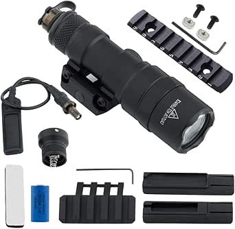Amazon.com: LEGEED Tactical Picatinny Flashlights, with Pressure Switch ...