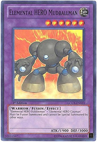 Amazon.com: YU-GI-OH! - Elemental Hero Mudballman (LCGX-EN053 ...
