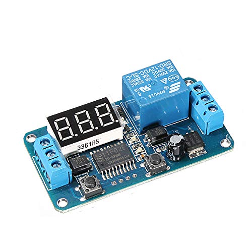 SANVIGeekcreit DC 12V LED Display Digital Delay Timer Control Switch ...