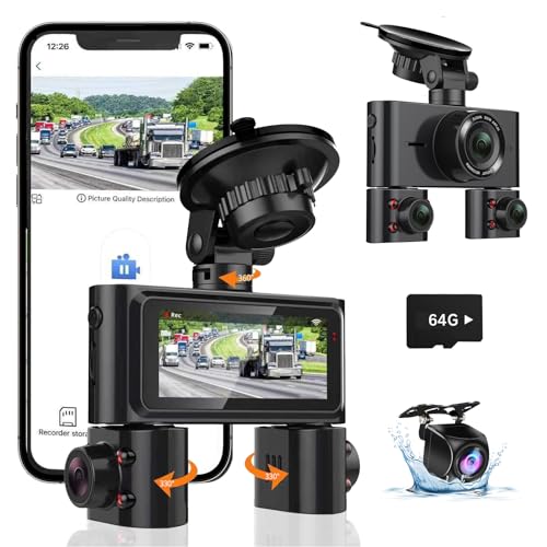 Top 10 Best 360 Degree Dash Camera for Cars in 2024 Reviews | Guide
