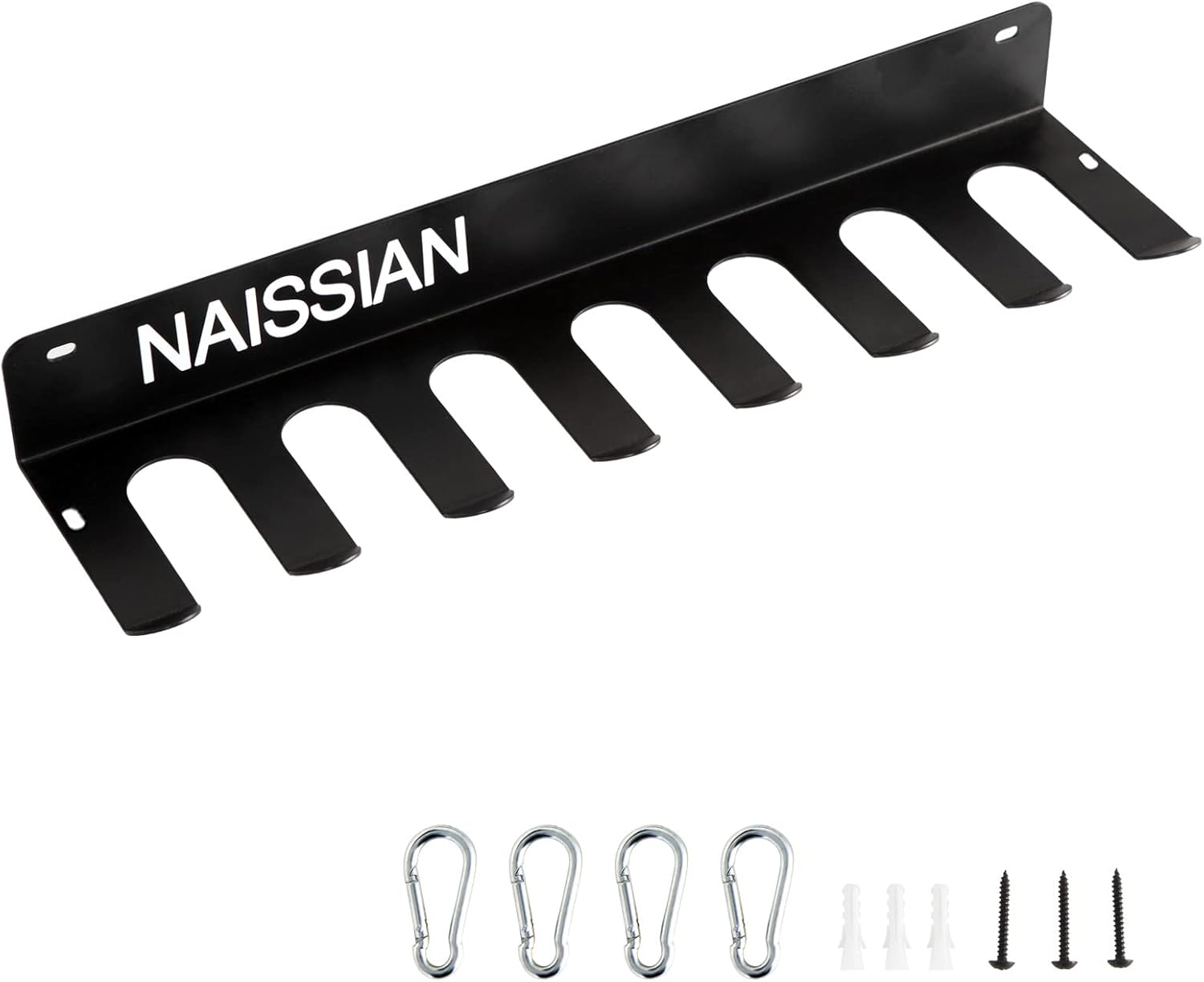 Amazon.com: Naissian Bat Rack for Wall,Baseball Bat Holder for Storage ...