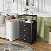 Amazon.com: Furnulem Tall 4 Drawers Dresser, Vertical Storage Tower ...