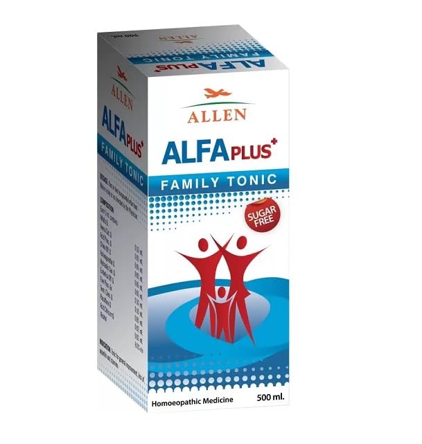 ALLEN Alfa Plus-Sugar Free-Family Tonic 500ml : Amazon.in: Beauty