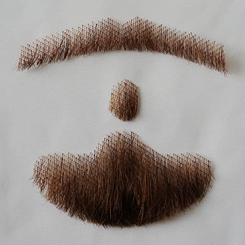 Amazon.com : Wiiyita Fake Beard Realistic 100% Human Hair Full Hand ...