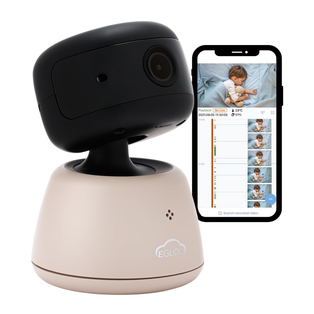 Amazon.com: EGLOO S4+(S4 Plus) Smart Indoor Security Camera for Baby ...