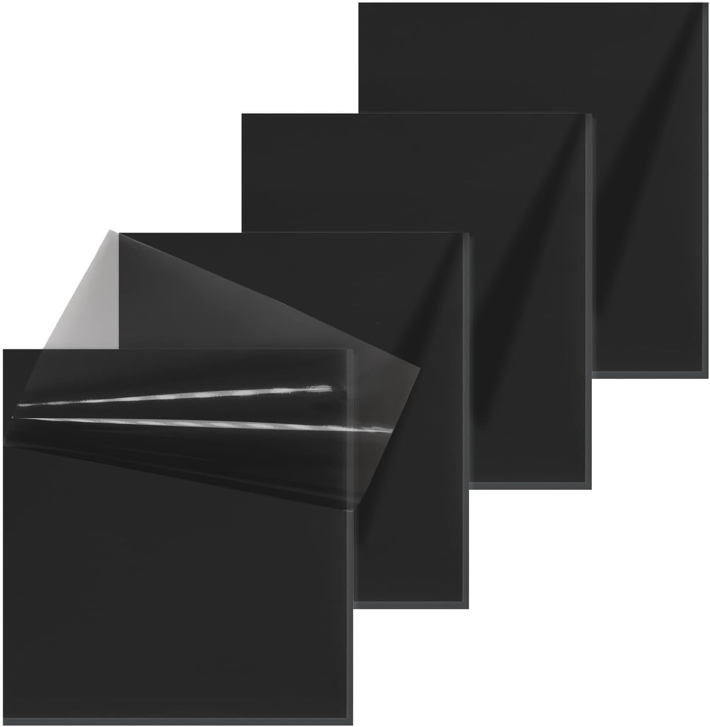 Amazon.com : Black Sticky Notes, 6 Pads, 3 X 3 Inch, 100 Sheets/Pad ...