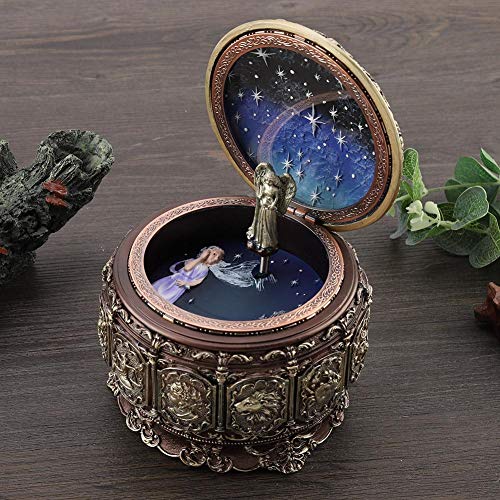 Candeon Music Box Vintage Music Box with 12 Constellations Rotating ...