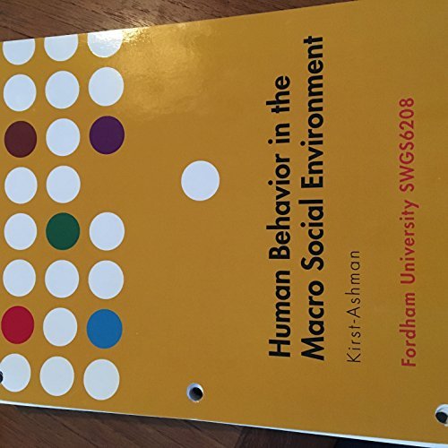 Human Behavior in the Macro Social Environment: Amazon.com: Books