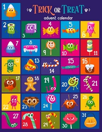 Trick or treat advent calendar: halloween advent calendar countdown ...