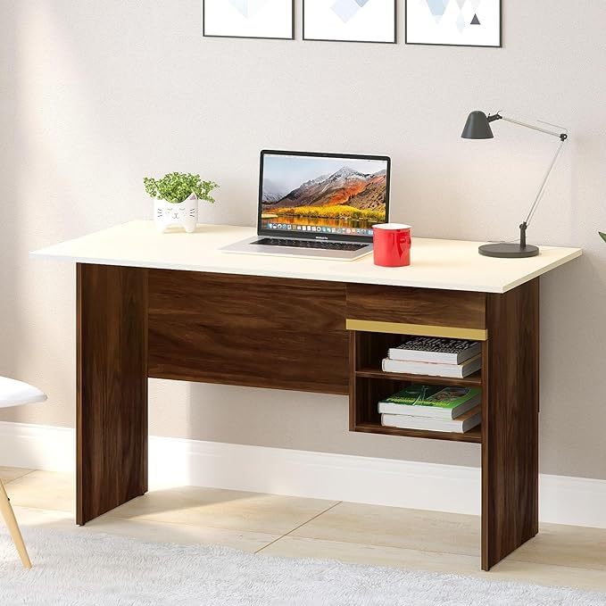 Woodgroove Amalet Engineered Wood Study and Computer Laptop Table for ...