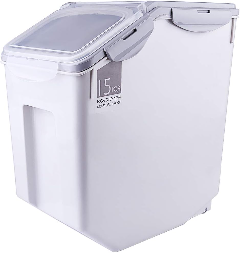 Gettesy 15 kg Reisbehälter Reisbox Aufbewahrung Reisbehälter ...