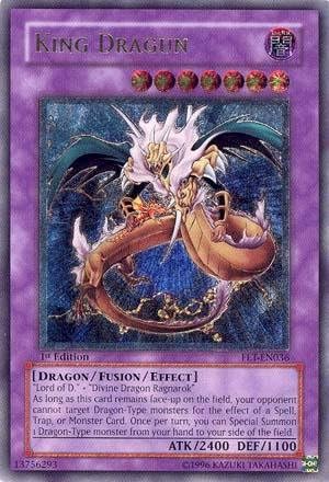 Amazon.com: Yu-Gi-Oh! - King Dragun (FET-EN036) - Flaming Eternity - Unlimited Edition ...