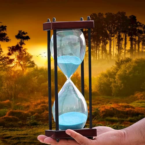 Sand Timer, Study time,Office time,Any Work time use Item Wooden 30 ...