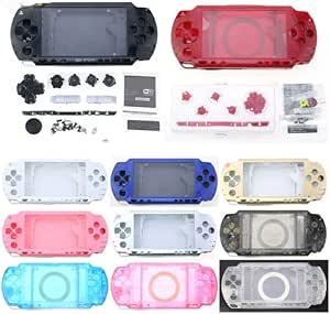 Amazon.com: Full Housing Shell Cover Case for PSP 1000 1001 Plastic ...