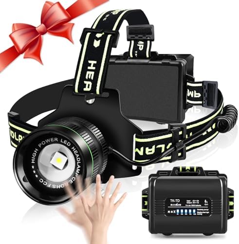 Amazon.com : Northlet Rechargeable Headlamp, LED Super Bright Headlight ...