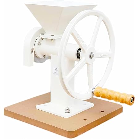 Amazon.com: Mosakar Hand Crank Grain Mill - White, Hand Operate Food ...