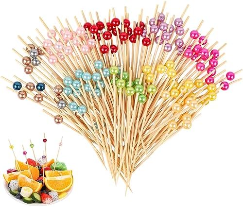 200Pcs Colorful Cocktail Picks, Fancy Toothpicks for Appetizers Picks 4 ...