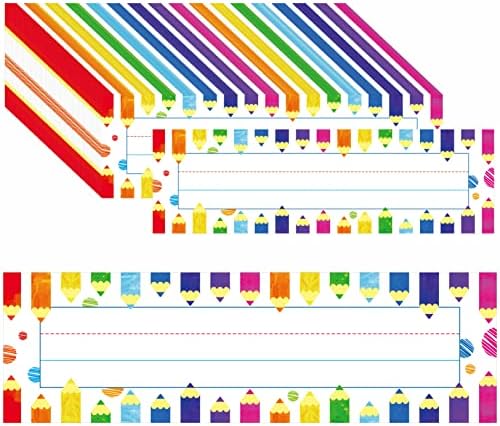 Amazon.com: Desk Name Tags for Classroom -25 Student Name Plates for ...