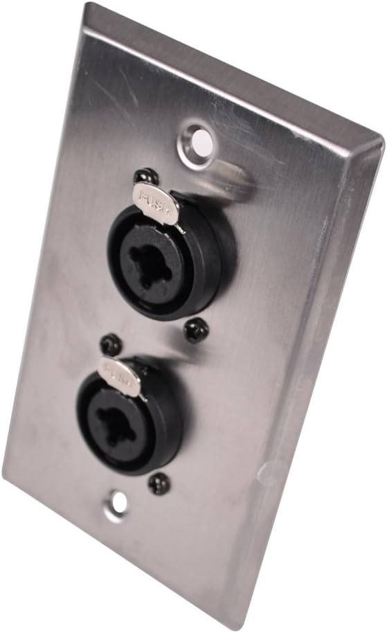 Amazon.com: Seismic Audio Speakers Dual ¼” And XLR Combo Jacks Wall ...