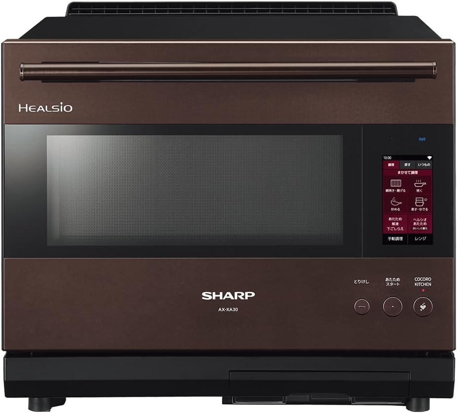 Amazon | SHARP ウォーターオーブン ヘルシオ 30L ブラック系 AX-NS1A(B) | シャープ(SHARP) | スチームオーブン・レンジ