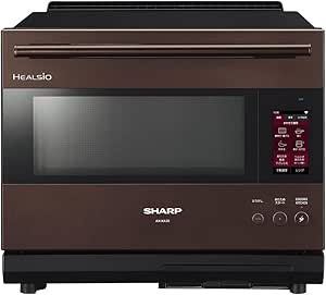 Amazon | シャープ ウォーターオーブン ヘルシオ AX-XA30-T バイブレーションブラウン 30L 2段調理 プレミアムモデル 無線LAN機能 あぶり焼き スピード調理 ...