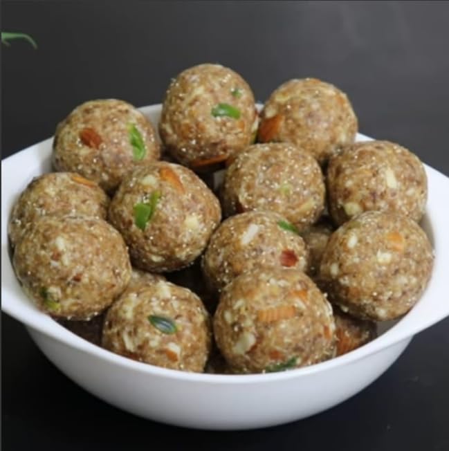Oats Healthy Laddoo | High Fibre Protein | No Preservatives (500 gm ...