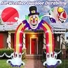 Amazon.com: Danxilu 10 FT Halloween Inflatable Arch with LED Lights ...
