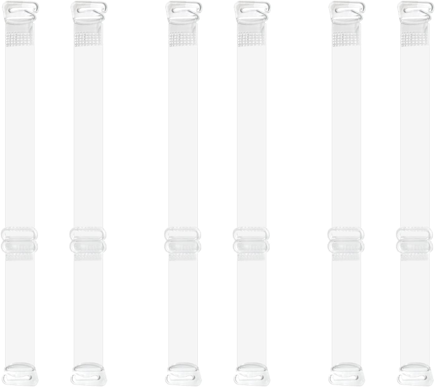 ALLY-MAGIC Invisible Clear Bra Straps, 3 Pairs Soft Transparent ...