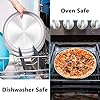 Amazon.com: P&P CHEF 12 Inch Pizza Pan, 3 Pieces Stainless Steel Round ...