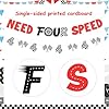 Sursurprise Need Four Speed Birthday Decorations, Need Four Speed ...