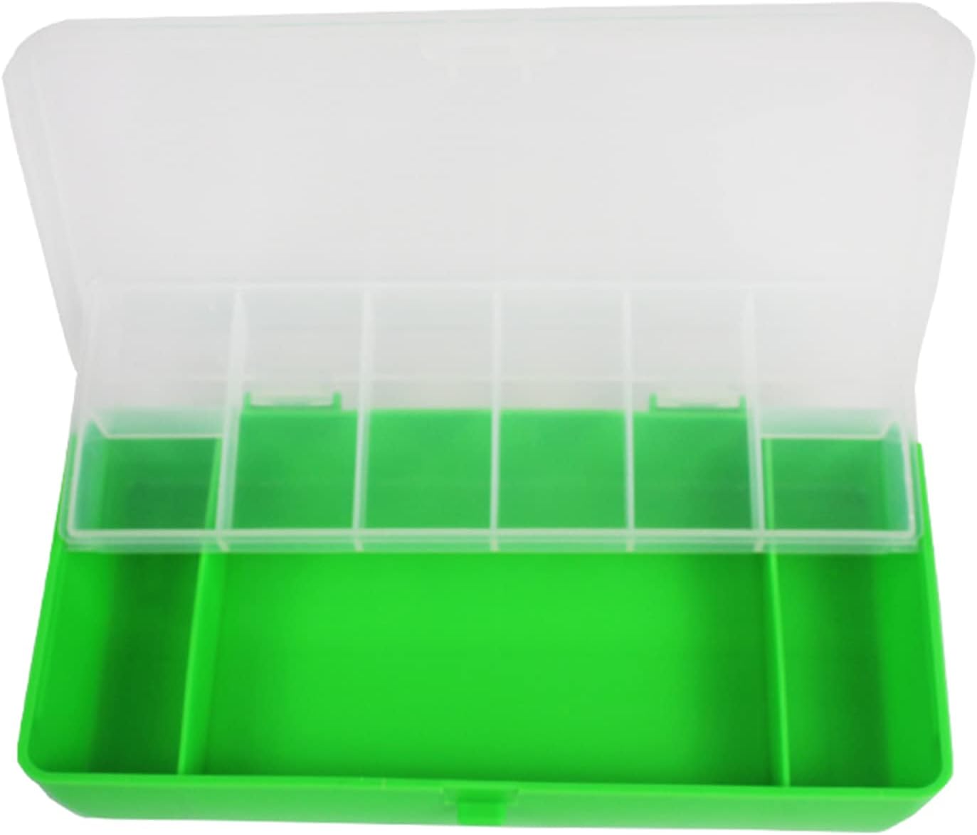 Portable Fishing Tackle Box 11 Compartments Double-deck Storage Case ...