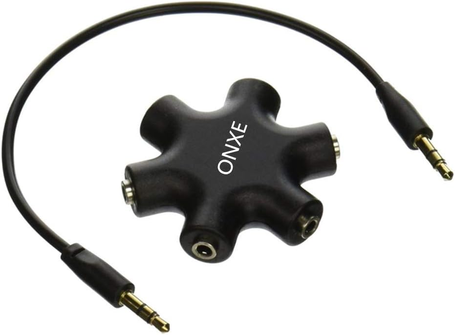 Amazon.com: JOYISEN 2PCS Multi Headphone Splitter 3.5mm Headphone Audio ...