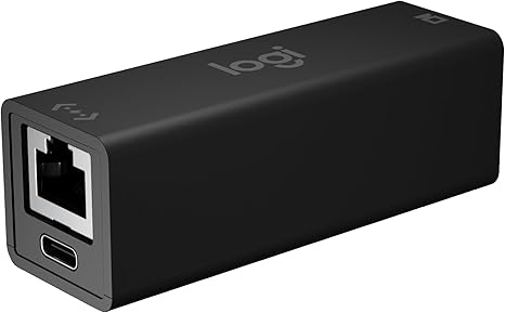 Logitech Mevo Ethernet Power Adapter, Wired Power and Data Connectivity ...