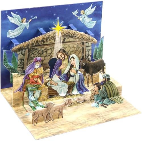 Amazon.com : 24 Religious Christmas Cards With Envelopes - Christian ...