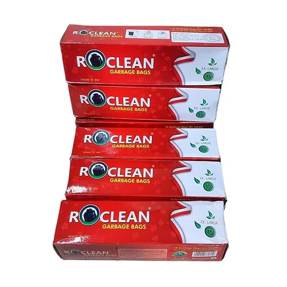 ROCLEAN Biodegradable Garbage Bags (Extra-Large) Size 76 cm x 94 cm ...