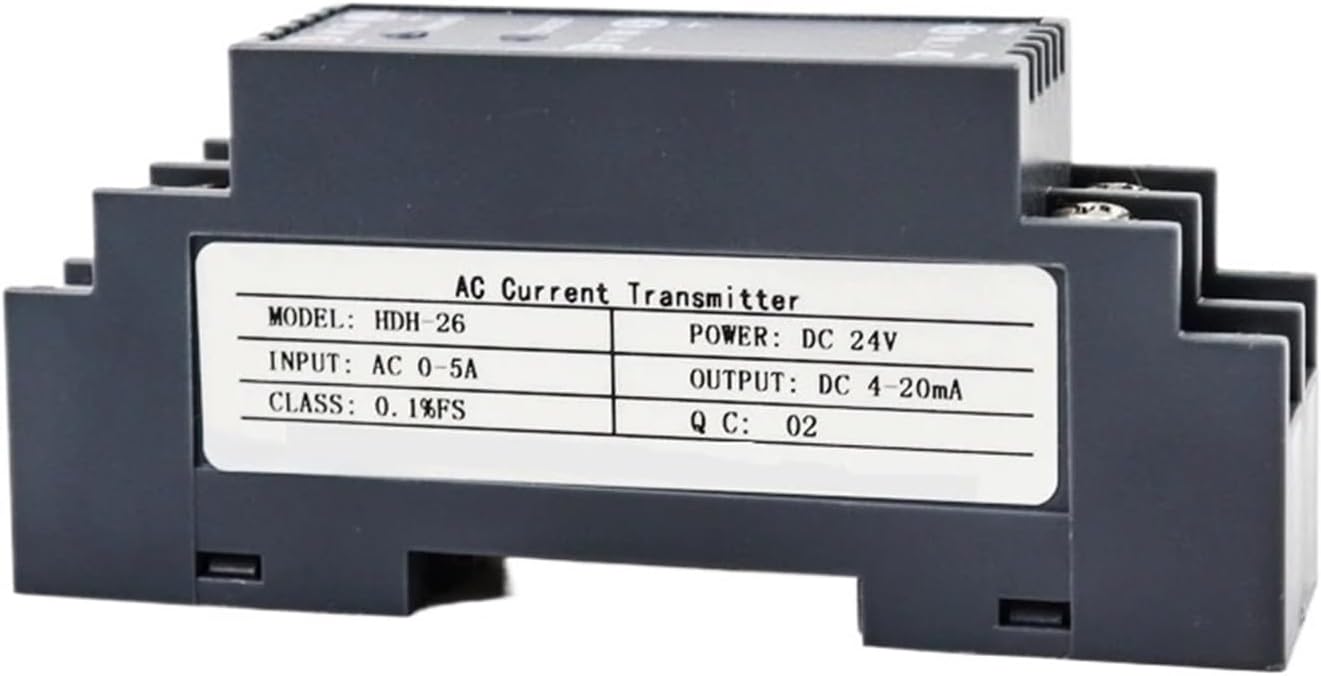 Current Sensor Transducer AC Current Transmitter 0-1A 0-5A 0-10A Input ...