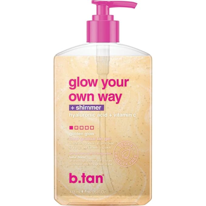 Amazon.com: B.TAN Clear Gradual Self Tan Gel | Glow Your Own Way ...