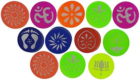 Ascension 12 Different Design Draw Rangoli Making Kit Rangoli Stamp Om ...