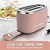 Mueller Retro Toaster 2 Slice with 7 Browning Levels and 3 Functions ...