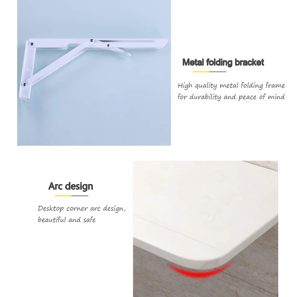 Buy Wall Folding Table for Laundry Room,Wall-mounted Drop Leaf Dining ...