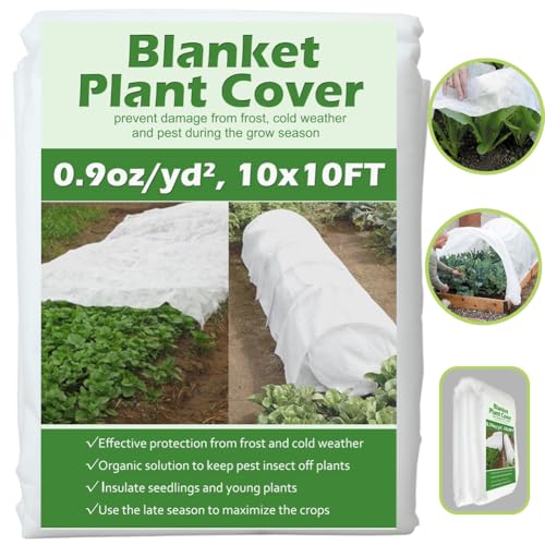 Valibe Plant Covers Freeze Protection 10 ft x 10 ft Floating Row Cover ...
