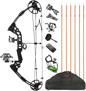 Amazon.com : Compound Bowfishing Bow Kit with Bowfishing Arrow Complete ...