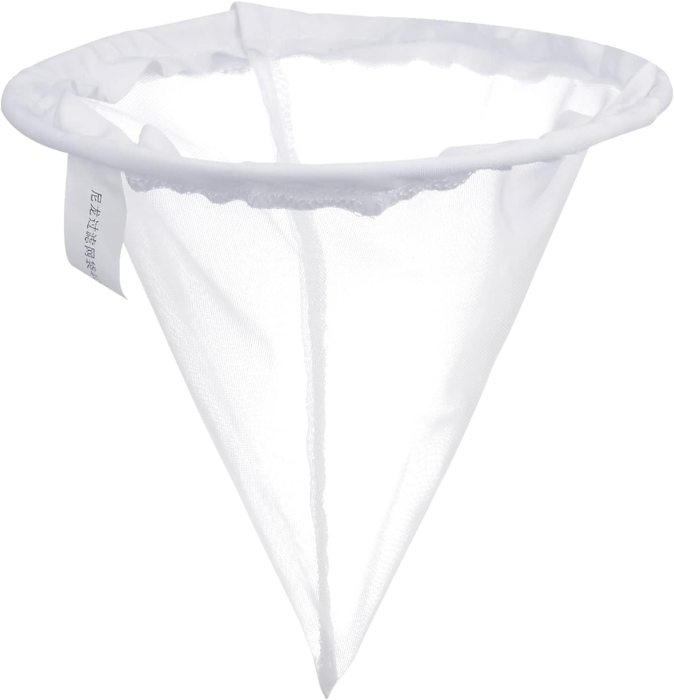 uxcell 40 Mesh Paint Filter Bag 7.9" Dia Cone Shape Nylon Strainer for ...