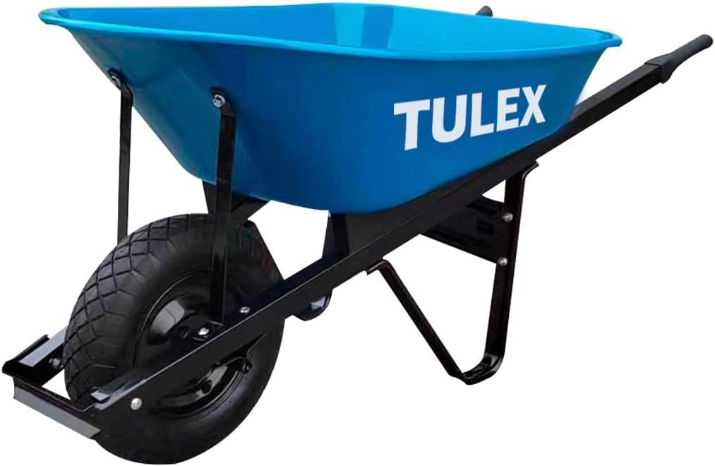 Amazon.com : UnionTools S6U25 Union Tools Steel Wheelbarrow, 6-Cubic ...