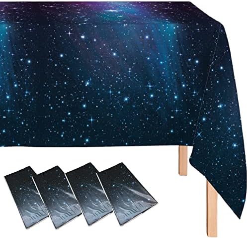 Amazon.com: Space Tablecloth Starry Night Tablecloth Decorations ...
