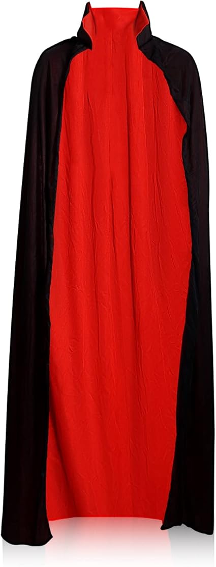 KINBOM Vampire Cloak for Men, 55inch Long Halloween Vampire Costume ...