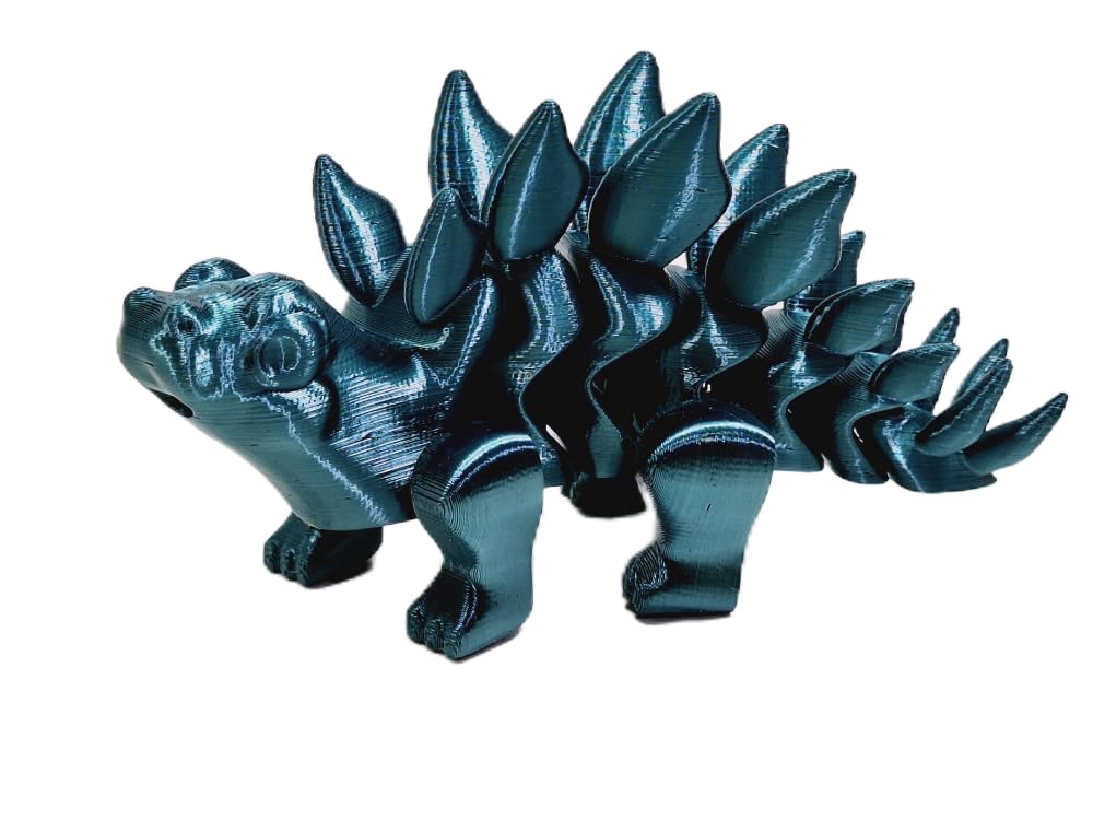 Amazon.com: FlexiMech Dino Cute Mini Stegosaurus Fully Articulated 3d ...